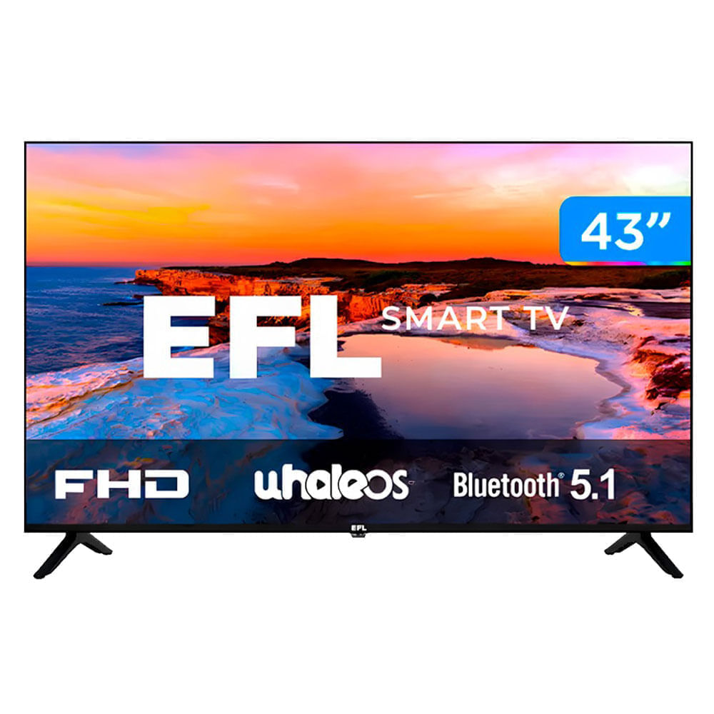 Smart TV LED 43\" FHD EFL DLED Bivolt 43SX800FD | Bemol