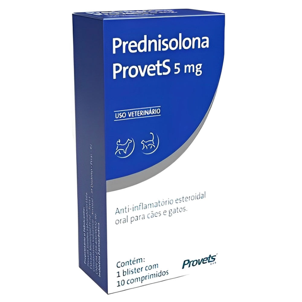 Anti-Inflamatório Prednisolona 5mg 10 Comprimidos | Bemol