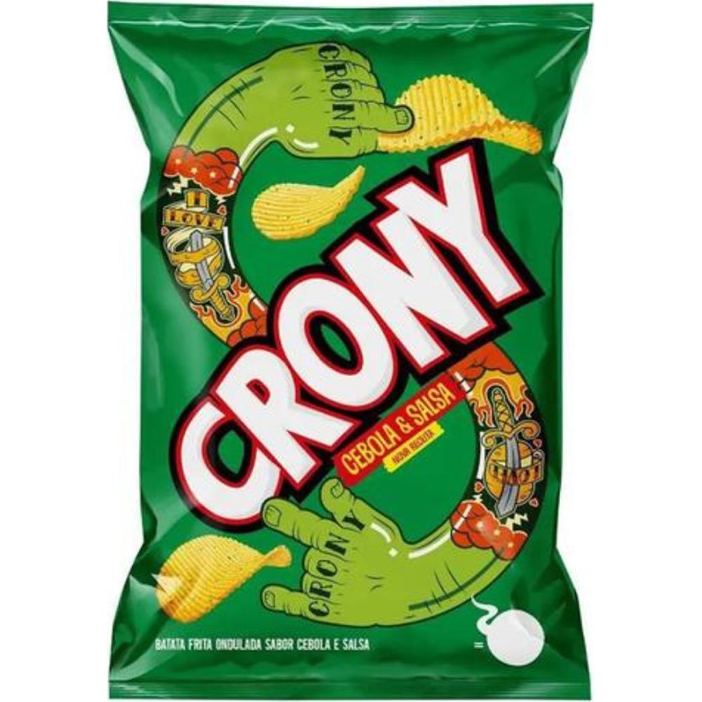 Batata Ondulada Crony Cebola e Salsa 76g