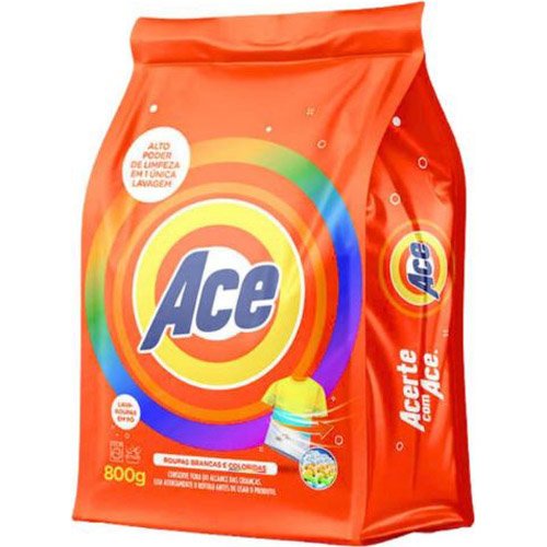 Sabão em Pó Ace SCH 800g