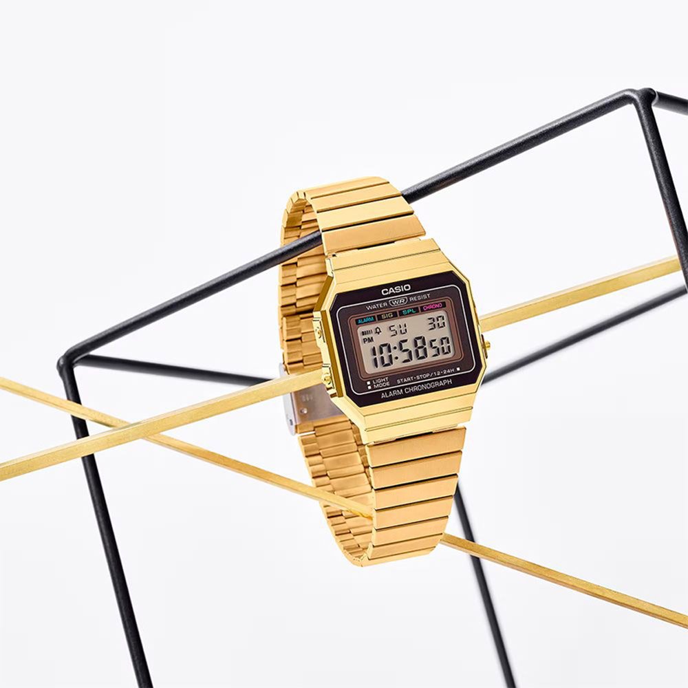 Relógio Casio Unissex Digital A700wg-9adf Dourado