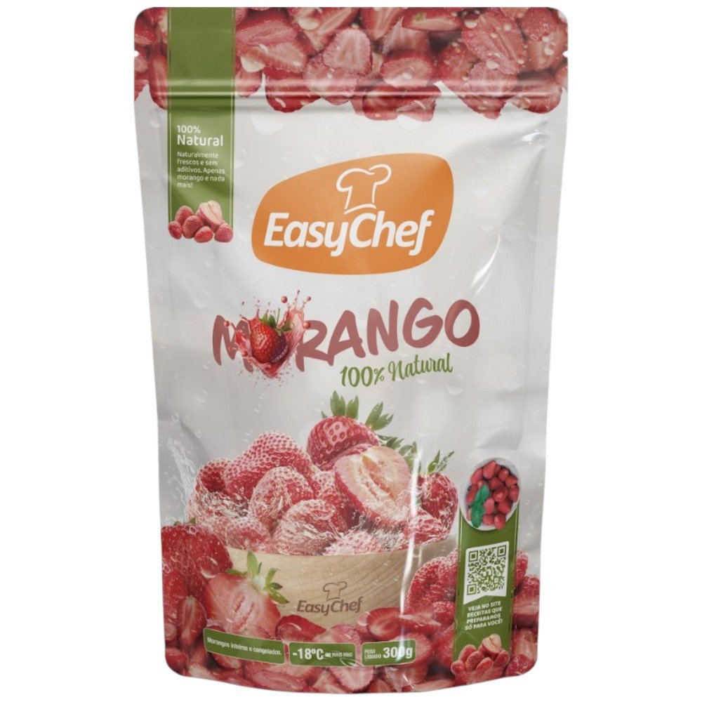 Morango Inteiro Congelado 300g EasyChef | Bemol