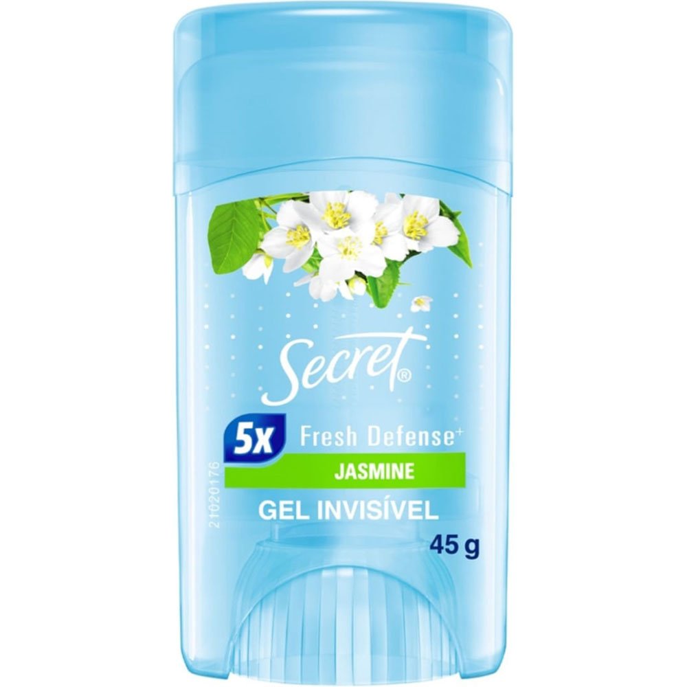 Desodorante Gel Antitranspirante Secret Fresh Defense Jasmine 45g