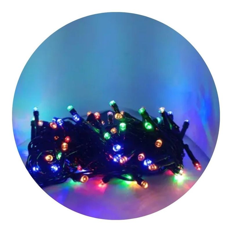 Pisca-pisca Wincy 100 Leds 8 Metros 127V Colorido (MP)