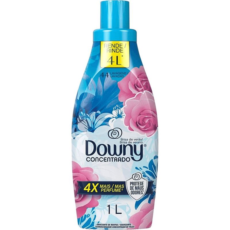 Amaciante Concentrado Downy Brisa Verão Azul 1 Litro