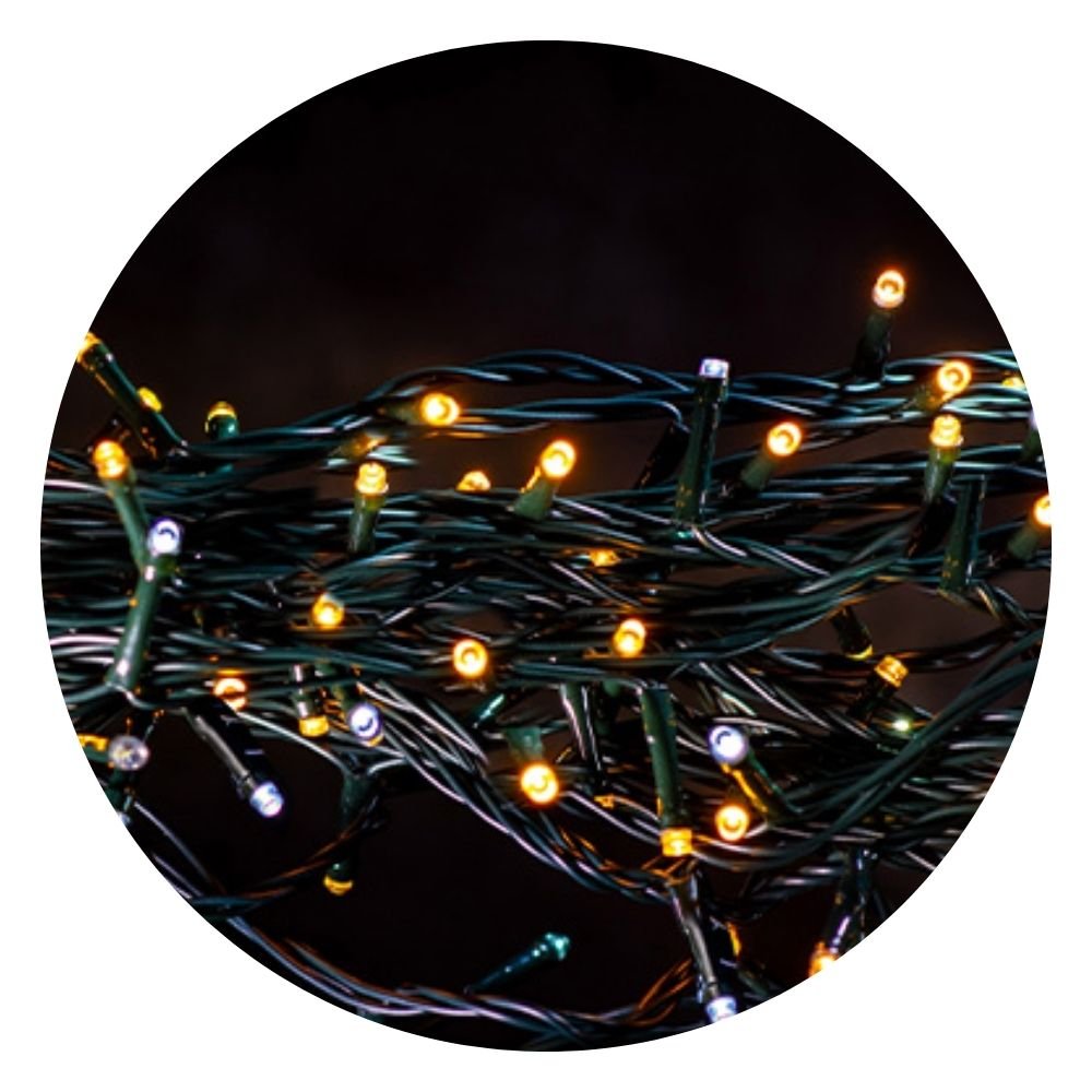 Pisca-Pisca Global 100 Leds Duas Cores Fio Verde 10 Metros 127V (MP)
