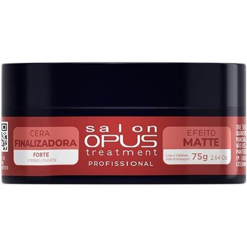 Cera Finalizadora Capilar Cless Salon Opus Efeito Matte Forte 75g