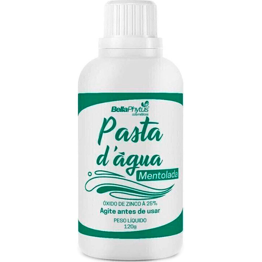 Pasta D'Água Mentolada Óxido de Zinco 25% BellaPhytus 120g