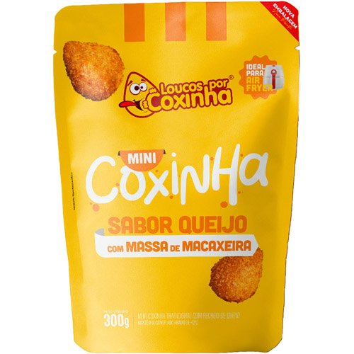 Mini Coxinha Sabor Queijo Loucos por Coxinha 300g
