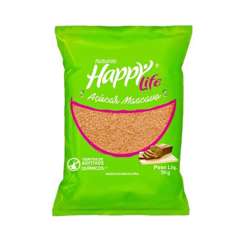 Açúcar Mascavo Happy Life 1 Kg