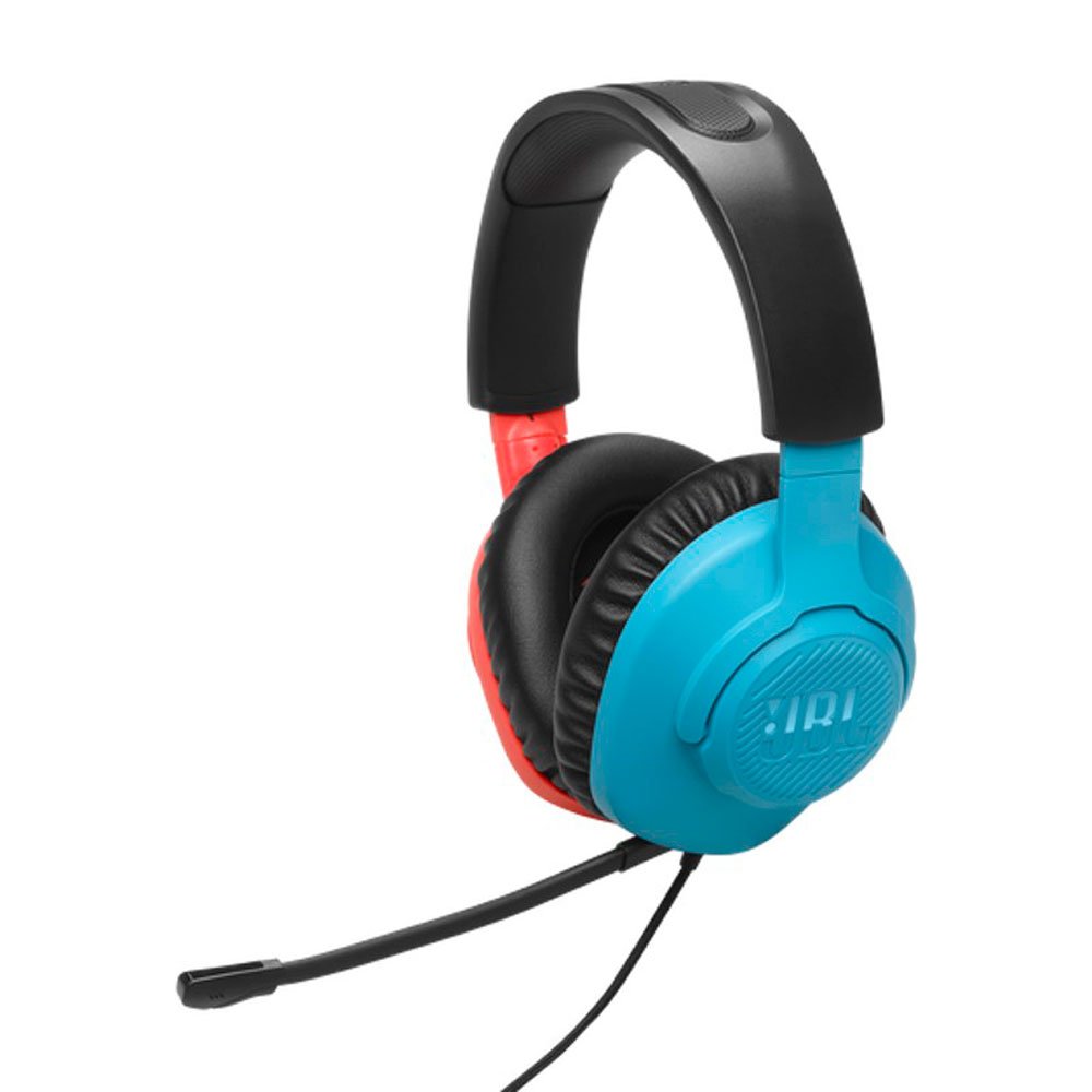 Headset Gamer JBL Quantum 100n Azul E Vermelho (MP)
