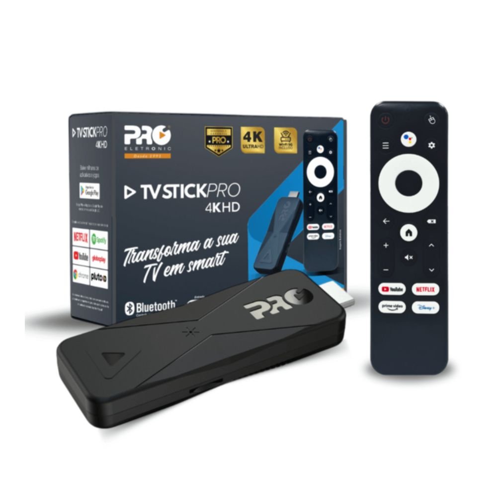 Smart TV Box Proeletronic 4K PROSK-1000 (MP)