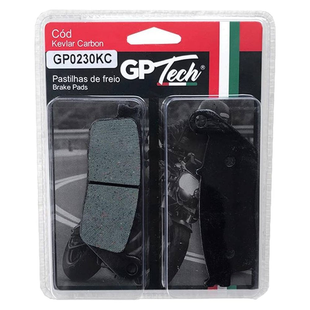 Pastilha Freio GP Tech 0230KC CB 250f Twister 2015 / NK 150 / SH 150 ...