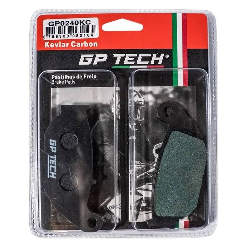 Pastilha Freio GP Tech 0240KC Bros 160 / CB 250f Twister 2016-17 ...
