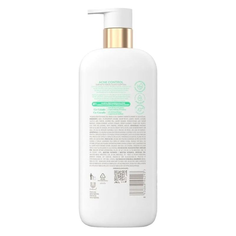 Sabonete Líquido Dove Acne Control 547ml