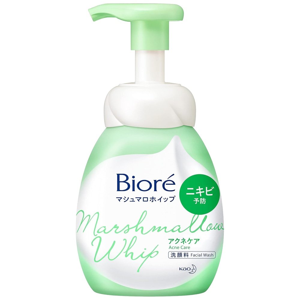 Espuma de Limpeza Facial Biore Marshmallow Whip Acne Care 150ml
